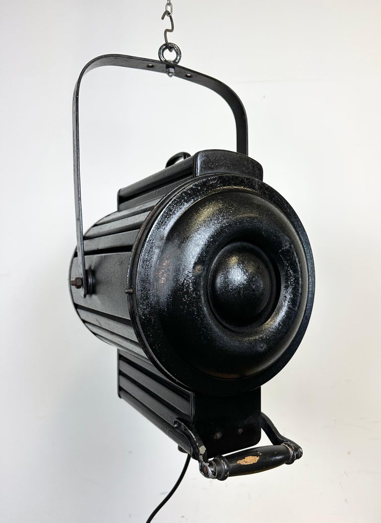 Vintage Black Theatre Spotlight, 1960s For Sale at 1stDibs
