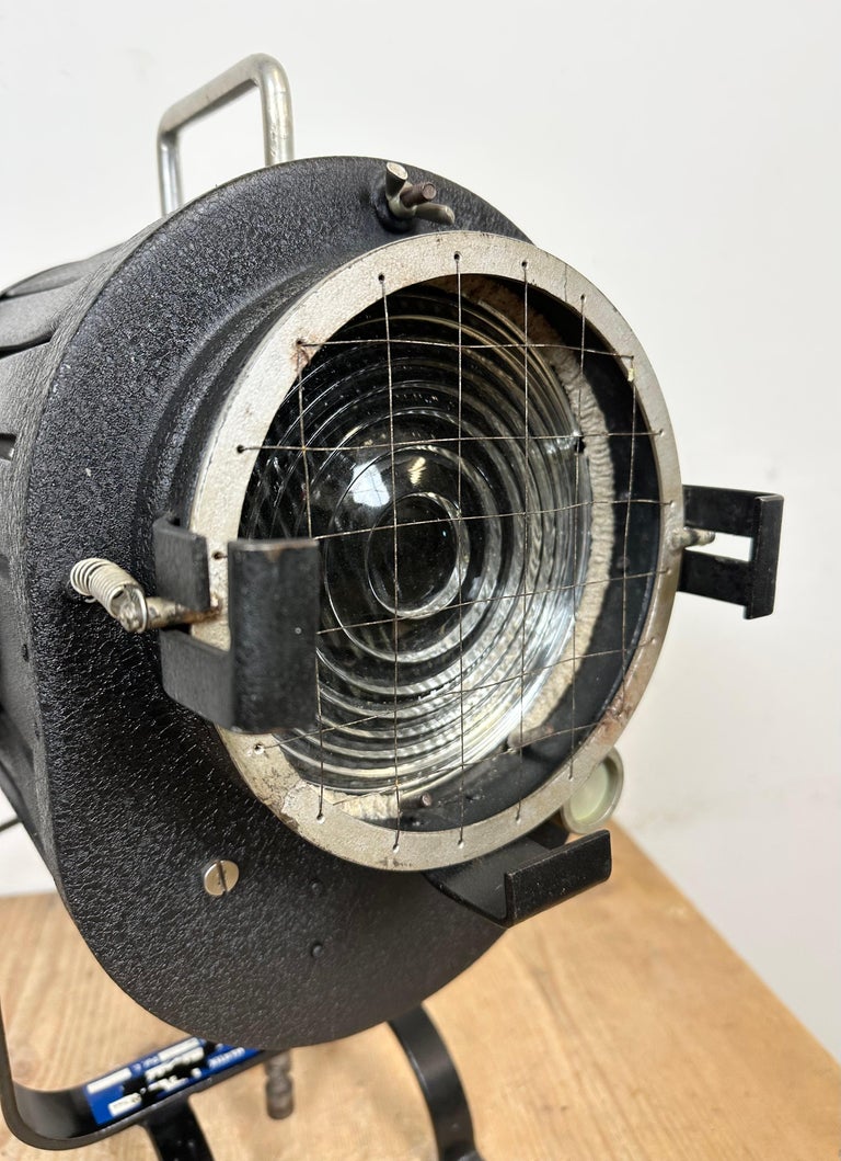 Vintage Black Theatre Spotlight Table Lamp, 1960s For Sale at 1stDibs