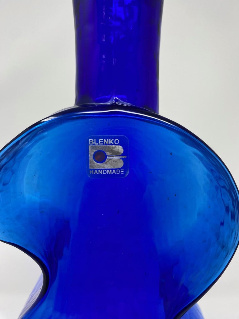 Vintage Blenko 8904 Hank Adams Puzzle Vase For Sale at 1stDibs