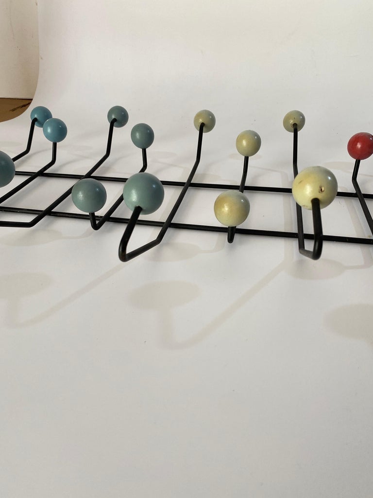 Vintage Blue Hang-it-all Wall Rack in the Style of Charles and Ray ...