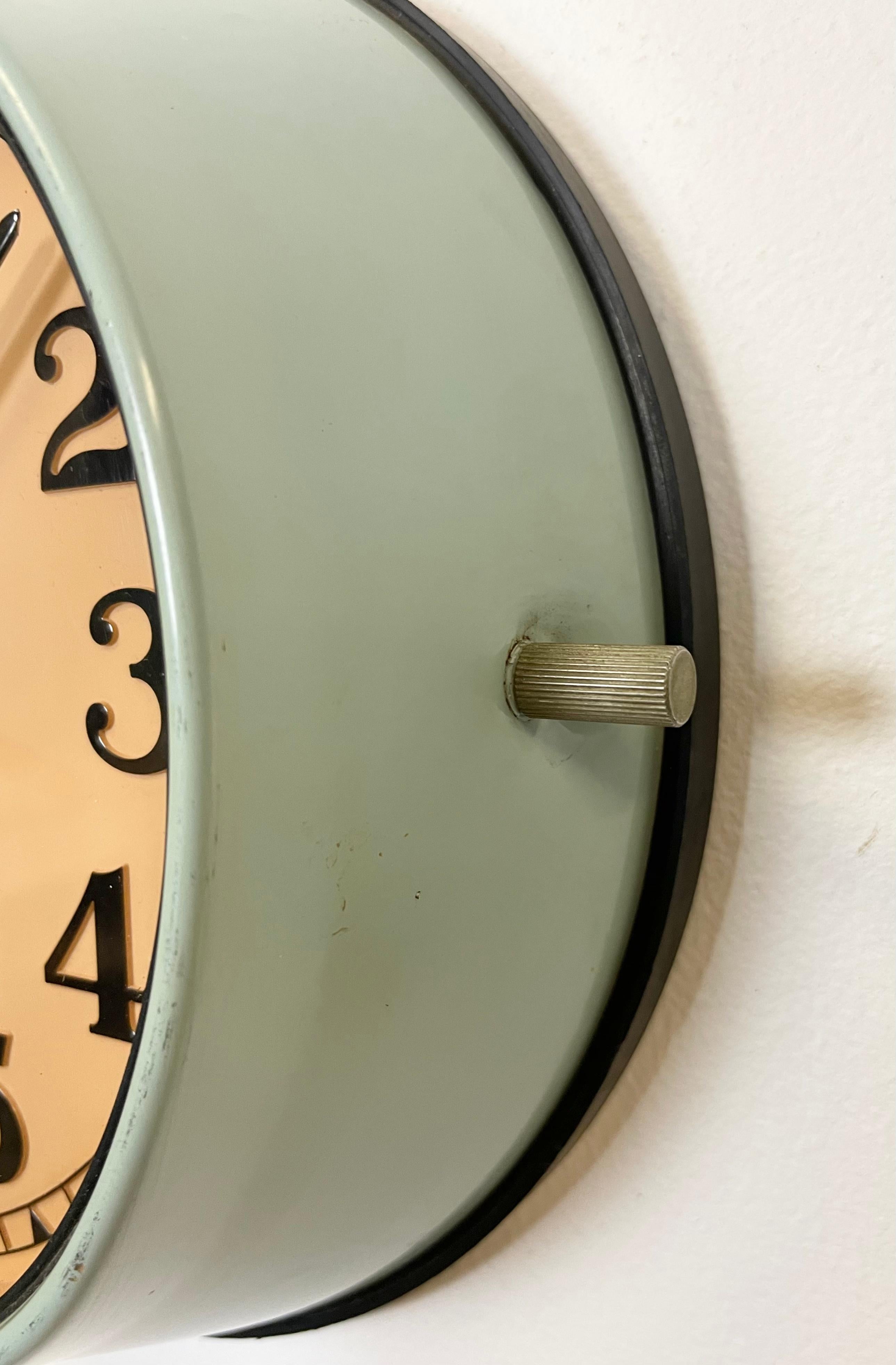 Vintage Blue Seiko Navy Wall Clock, 1970s at 1stDibs