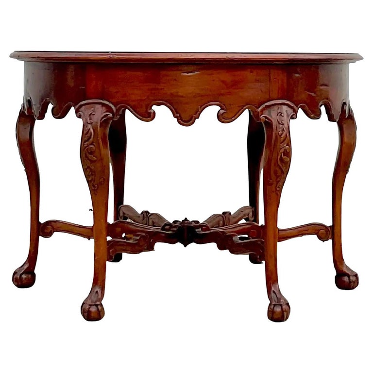Vintage Boho Alfonso Marina Entry Table For Sale at 1stDibs
