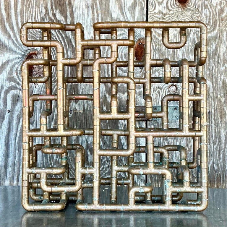 copper pipe fitting art