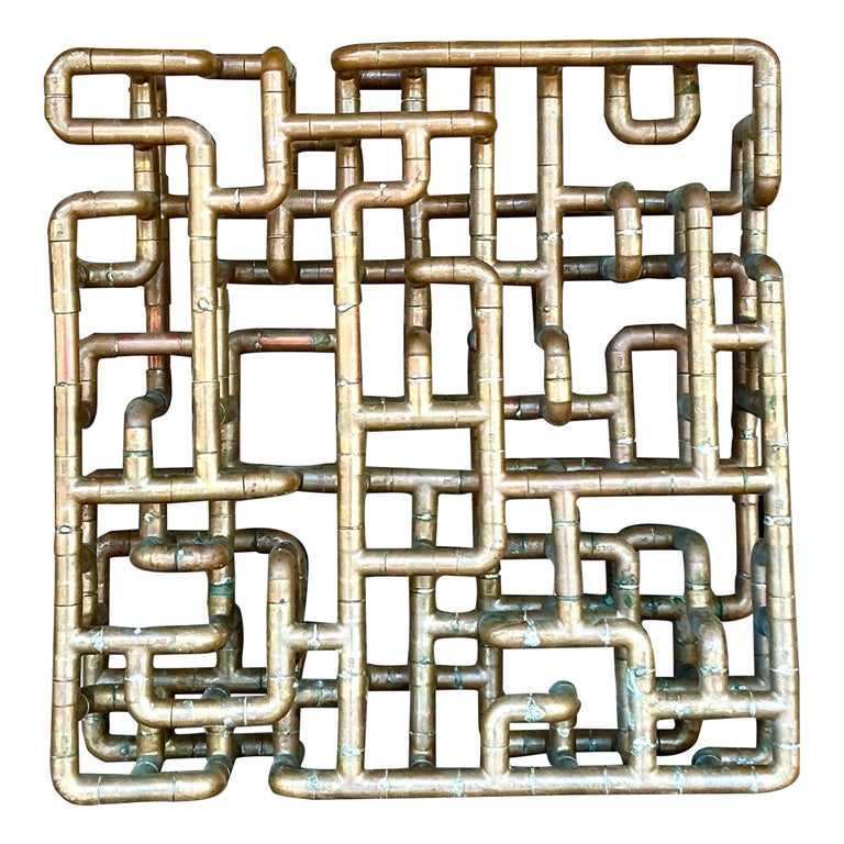 copper pipe art