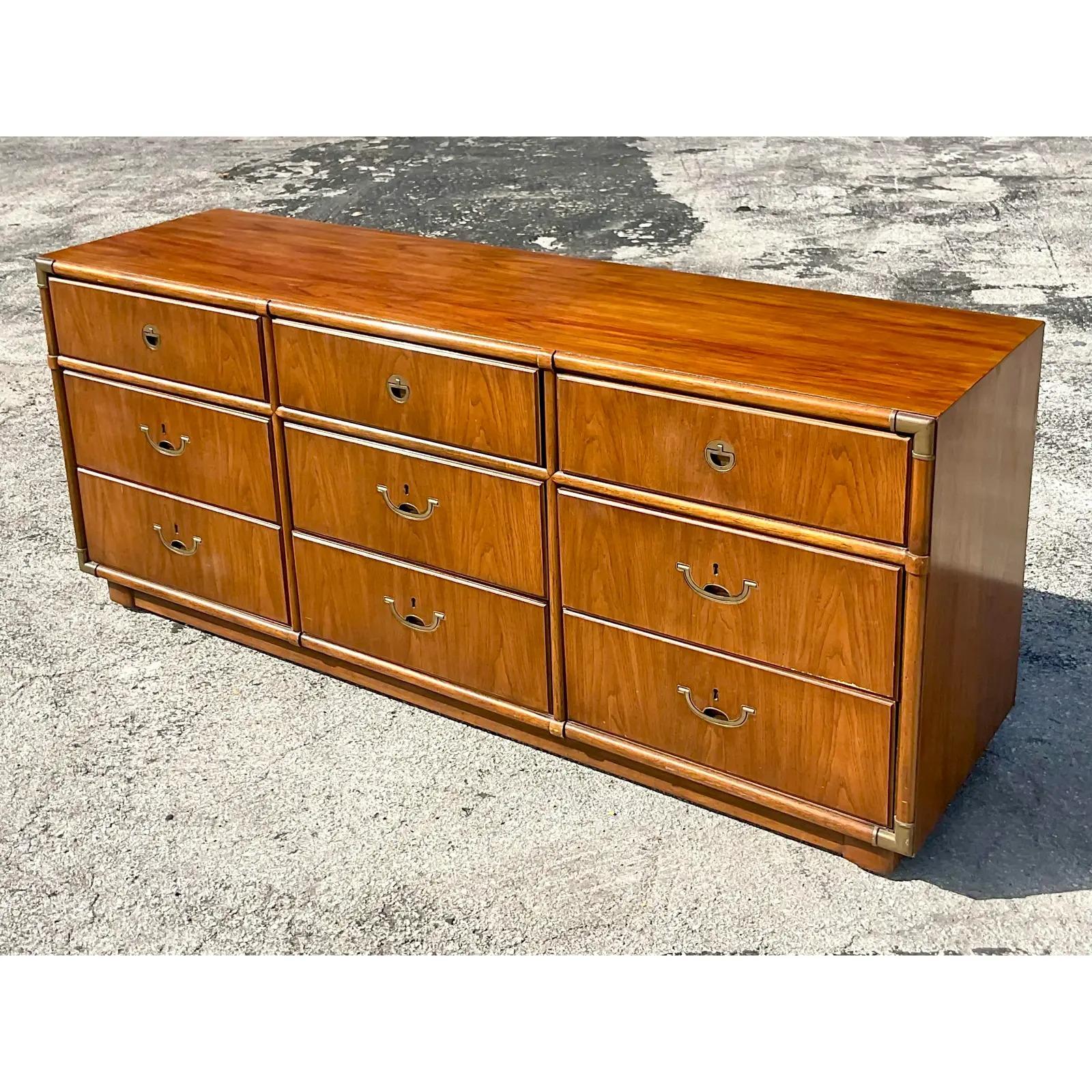 Vintage Boho Drexel “Accolade” Campaign Dresser at 1stDibs | vintage ...