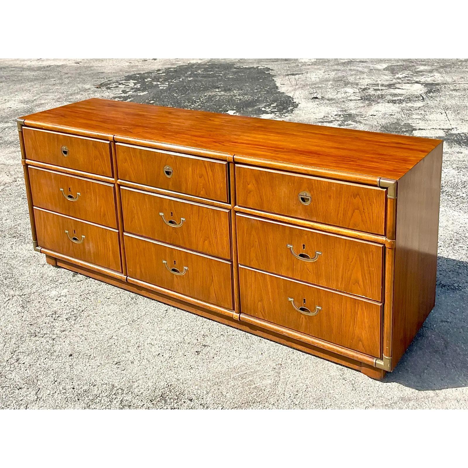 Vintage Boho Drexel “Accolade” Campaign Dresser at 1stDibs | vintage ...