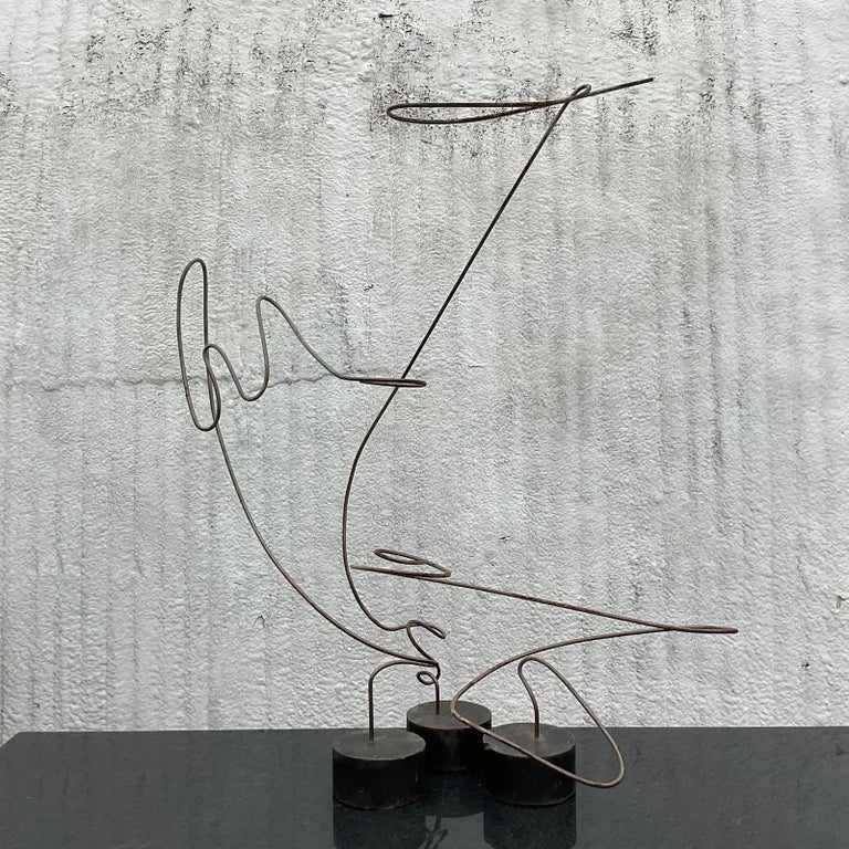 Vintage Boho Freeform Abstract Sculptures, Set of 3 For Sale at 1stDibs