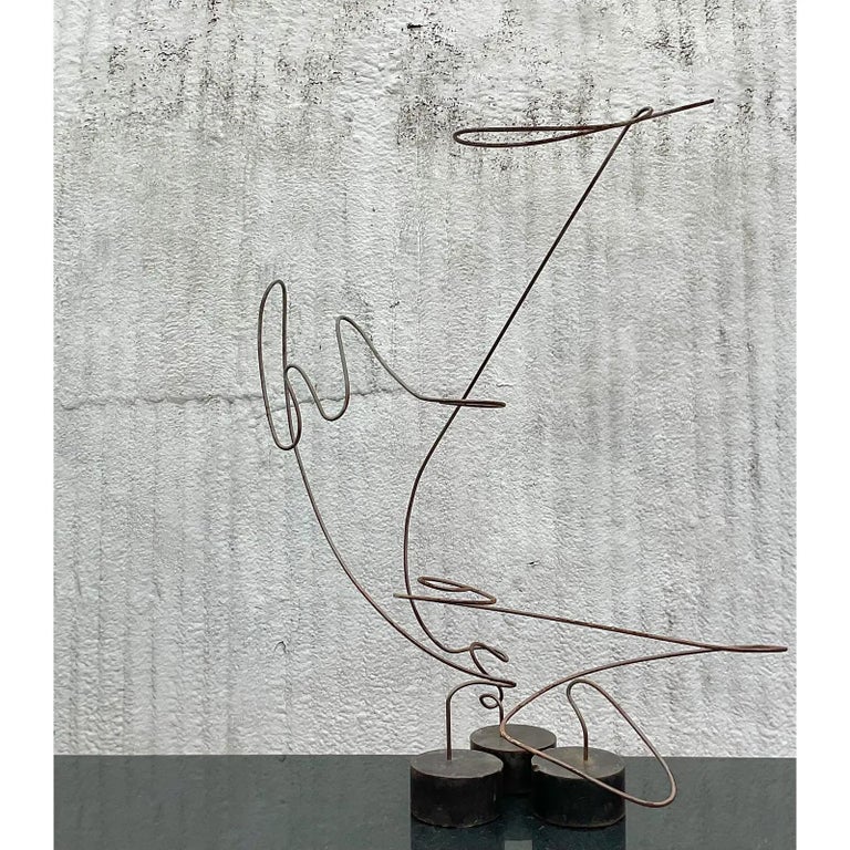 Vintage Boho Freeform Abstract Sculptures, Set of 3 For Sale at 1stDibs