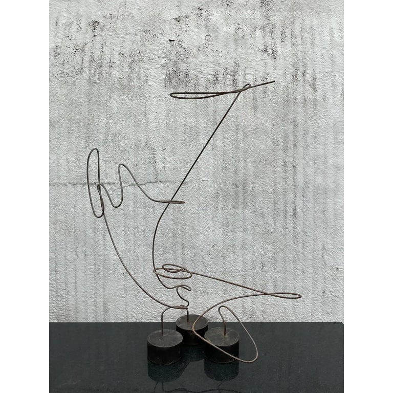 Vintage Boho Freeform Abstract Sculptures, Set of 3 For Sale at 1stDibs