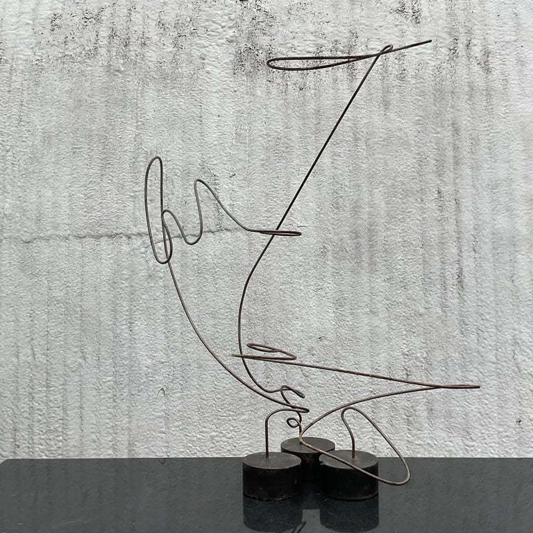 Vintage Boho Freeform Abstract Sculptures, Set of 3 For Sale at 1stDibs