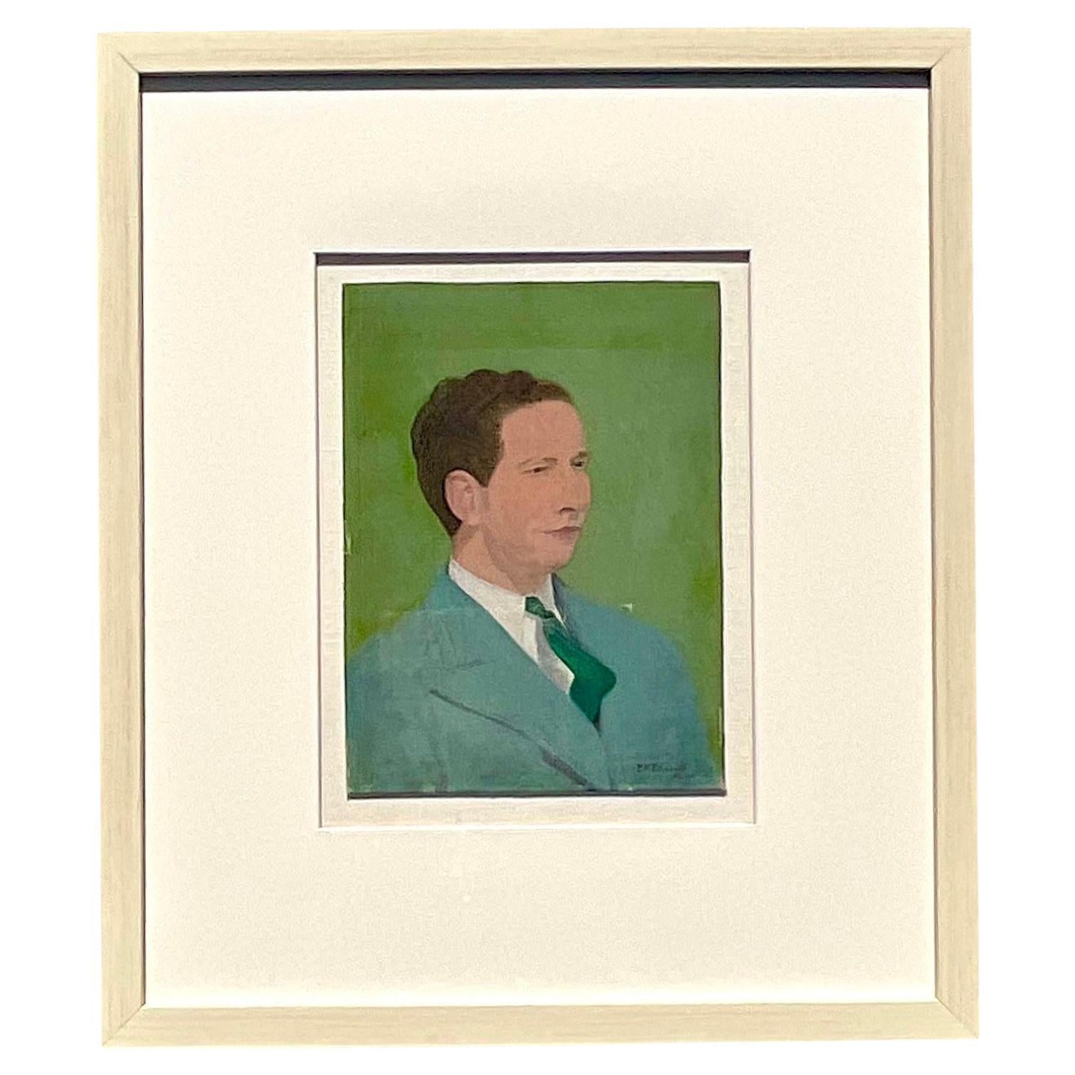 Original Signed and Dated Oil on Board by Listed Artist Pierre Diner ...