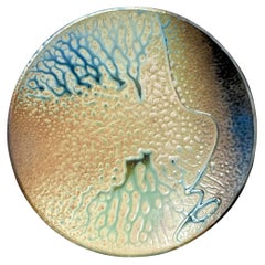 Grand Pair of Ken Pick Pottery Chargers at 1stDibs