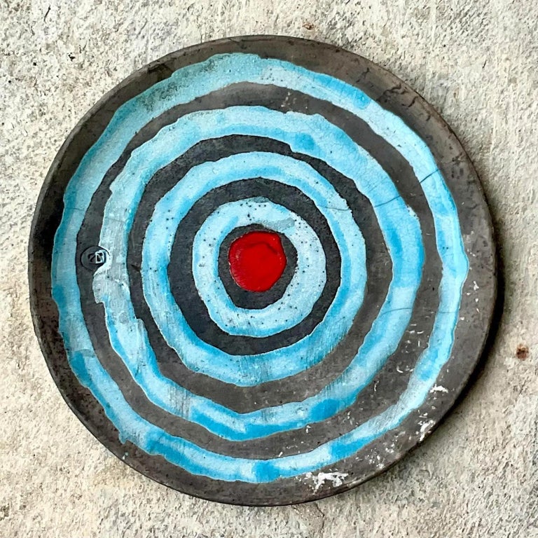 Vintage Boho Signed Studio Pottery Charger for Salea Fantastic Vintage ...