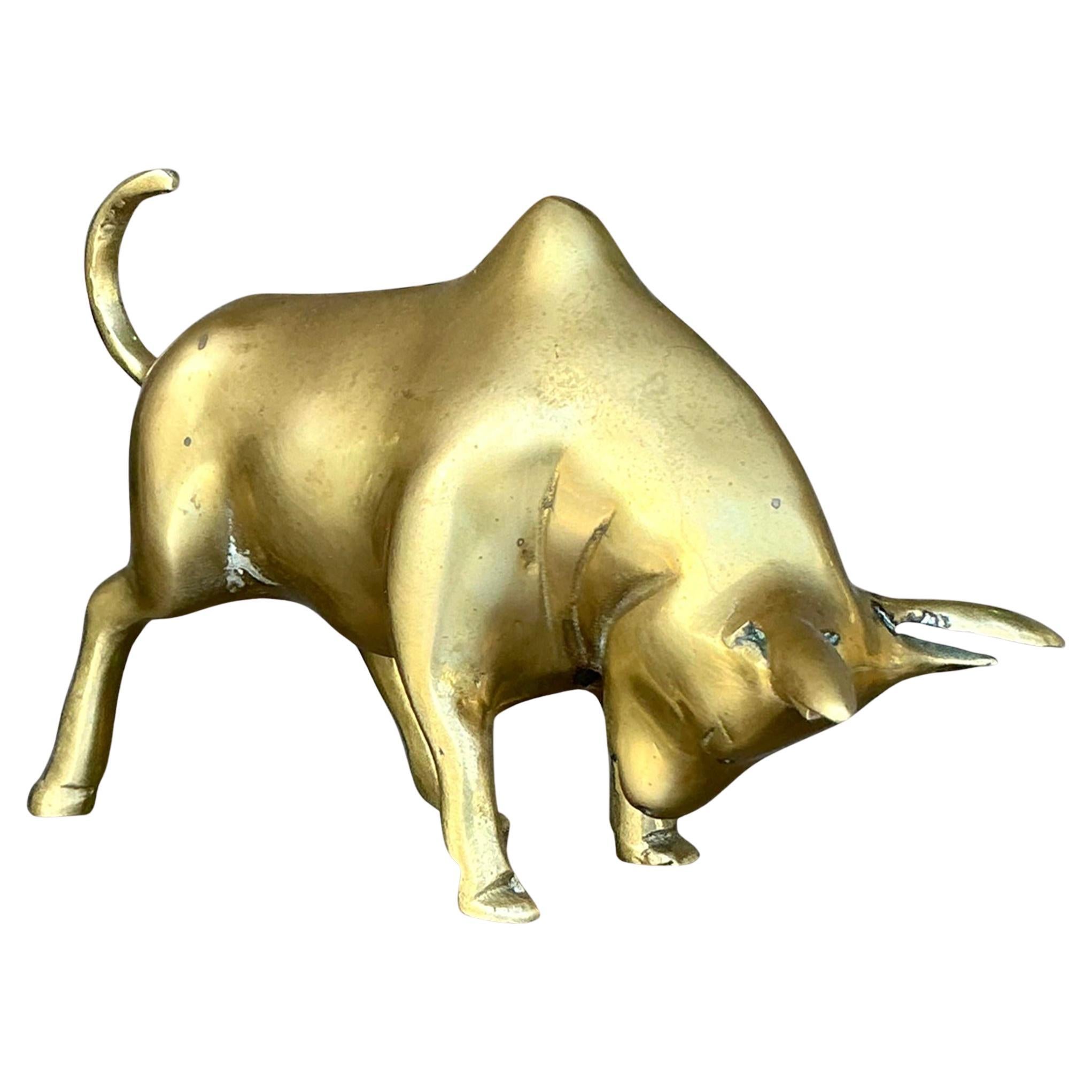 Vintage Boho Solid Brass Mouse For Sale at 1stDibs