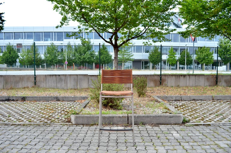 Vintage Bonacina Miss B Classic Cognac Bar Stool Chair by Tito Agnoli ...