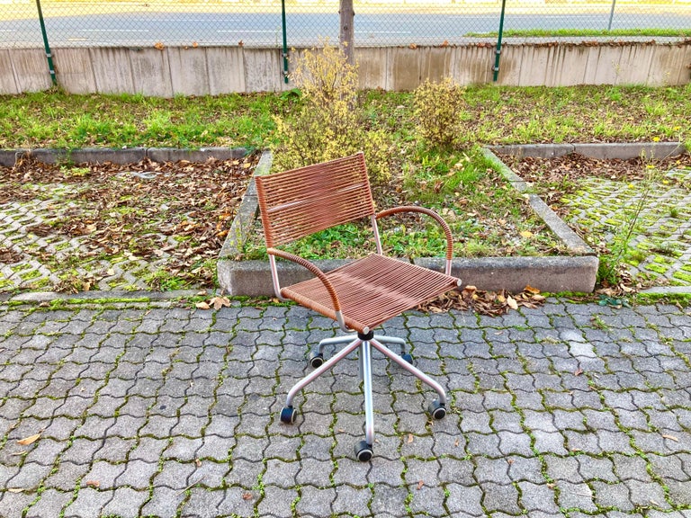 Vintage Bonacina Miss B Classic Wheels Office Chair by Tito Agnoli For ...