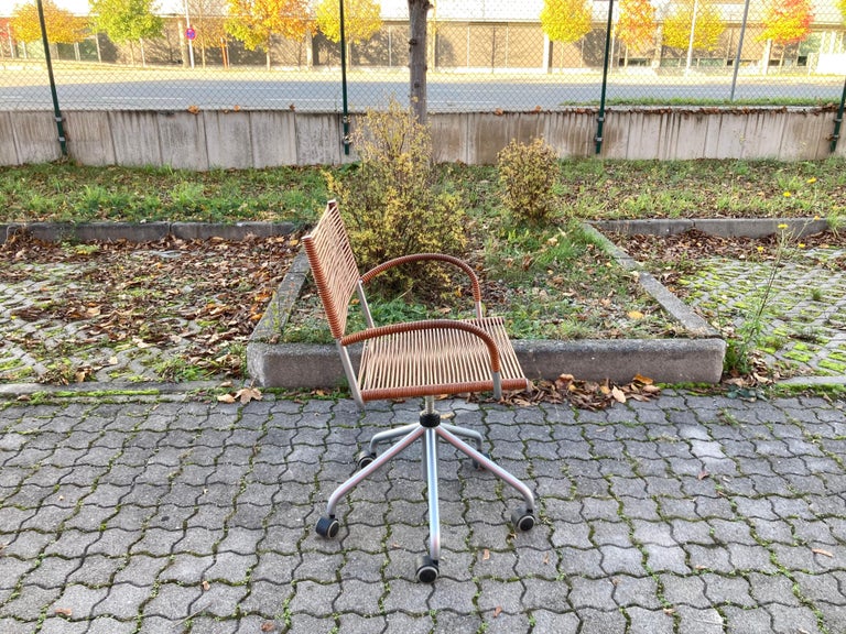 Vintage Bonacina Miss B Classic Wheels Office Chair by Tito Agnoli For ...