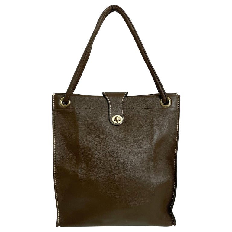 Vintage Bonnie Cashin for Coach Bag Cashin Carry Leather Tote 1960s ...