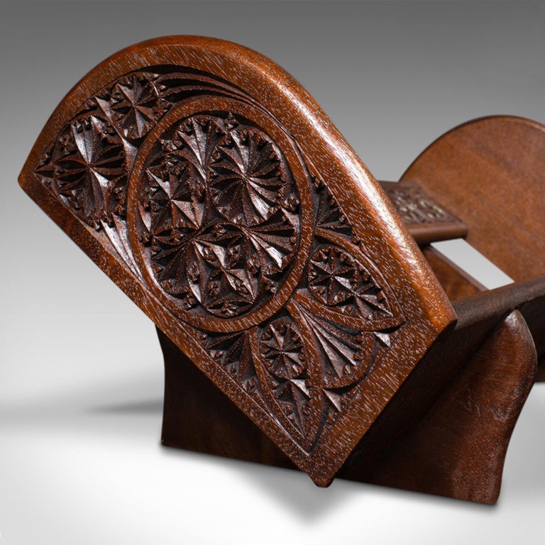 Vintage Book Rack, Anglo Indian, Novel Rest, Bookshelf, Art Deco, Circa ...