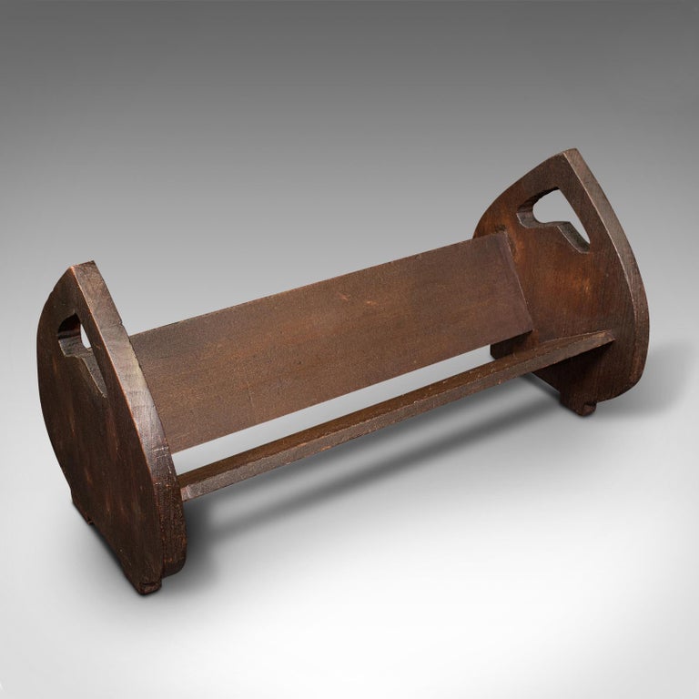 Vintage Book Trough, English, Pine, Novel Rack, Late 20th Century ...