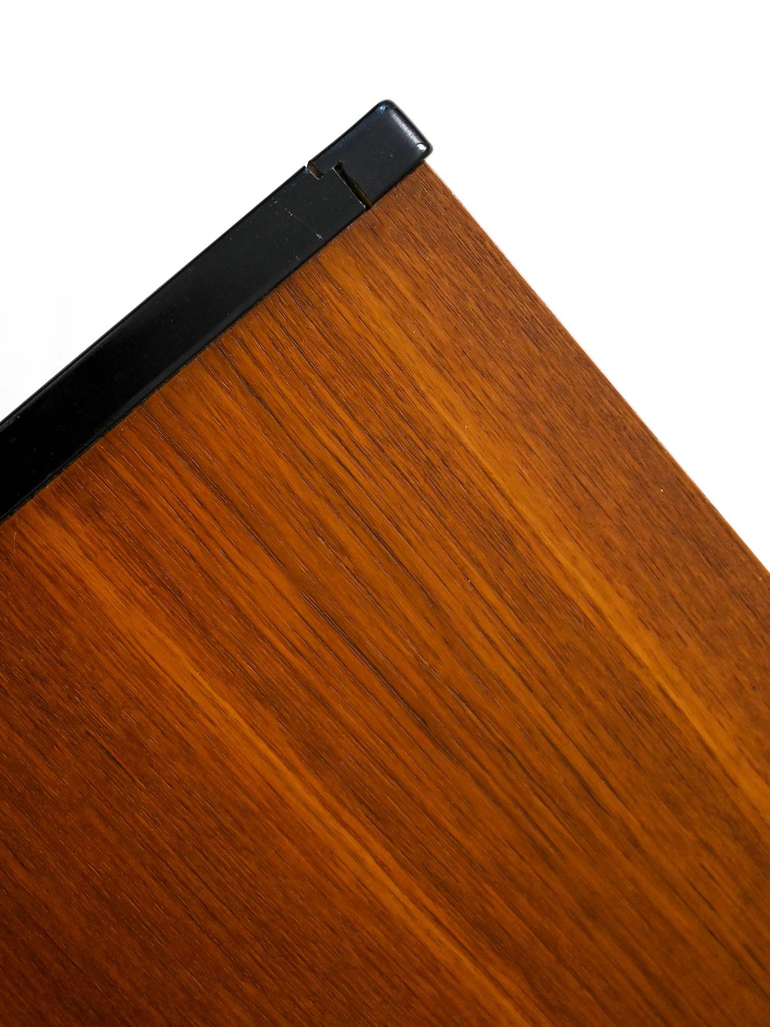 Vintage Bookcase with Black Details For Sale at 1stDibs