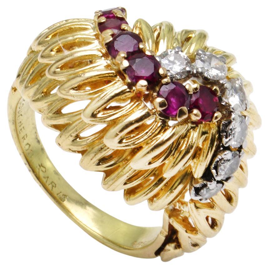 Vintage Boucheron Gold Ring at 1stDibs