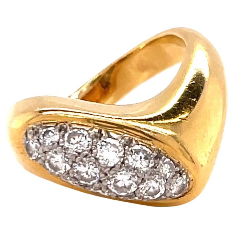 Boucheron Kaa White Gold Diamond Snake Ring For Sale at 1stDibs ...