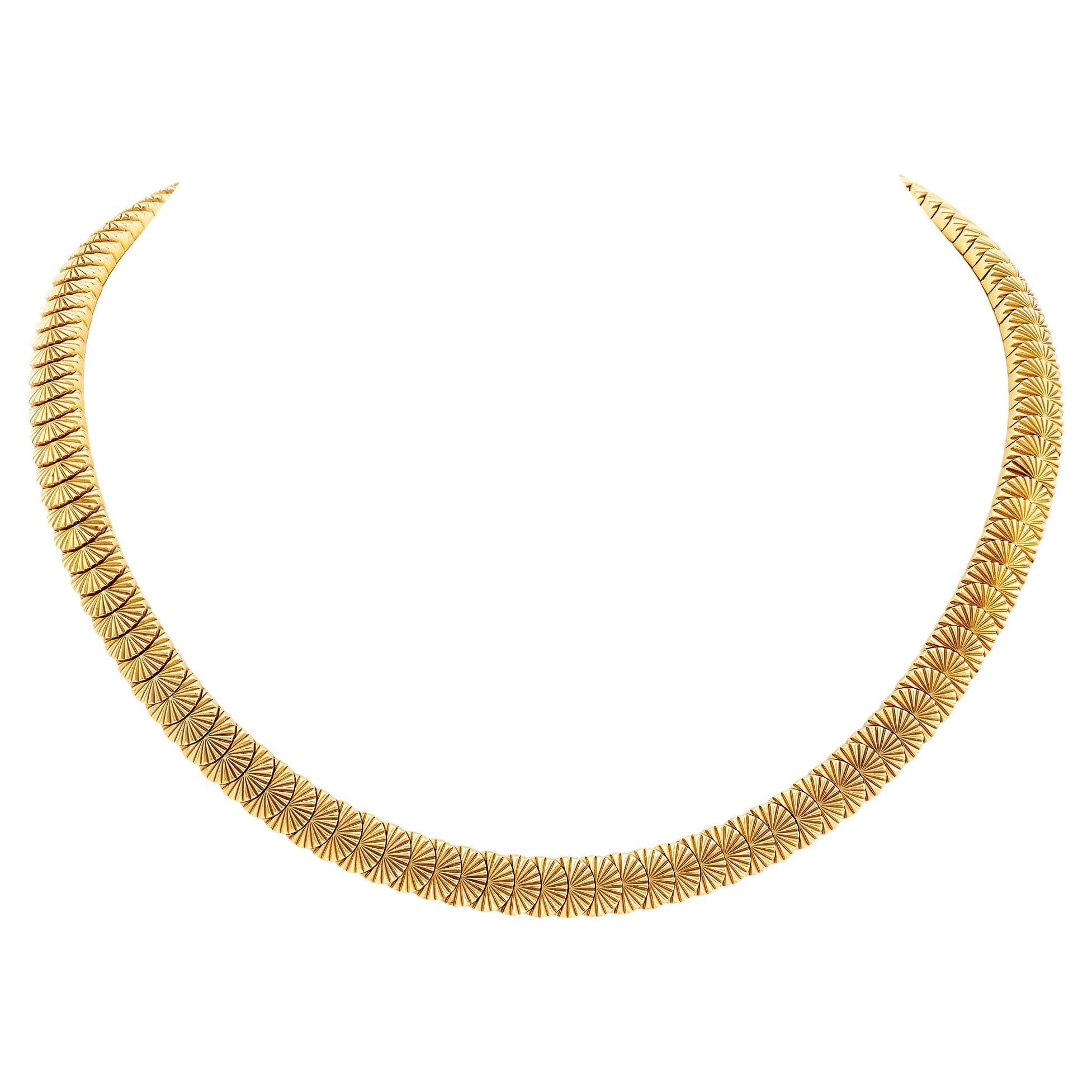 Boucheron Gold and Diamond Frou Frou Necklace at 1stDibs