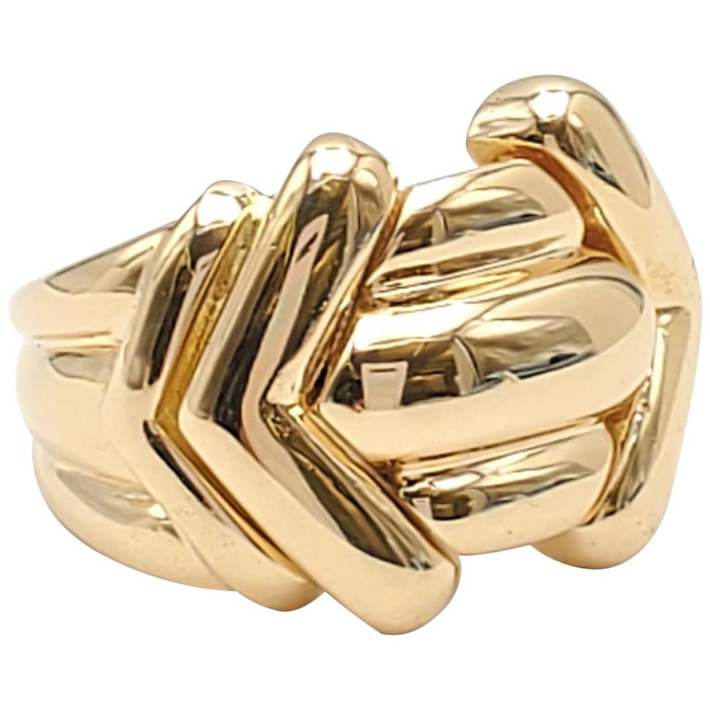 Vintage Boucheron Gold Ring at 1stDibs