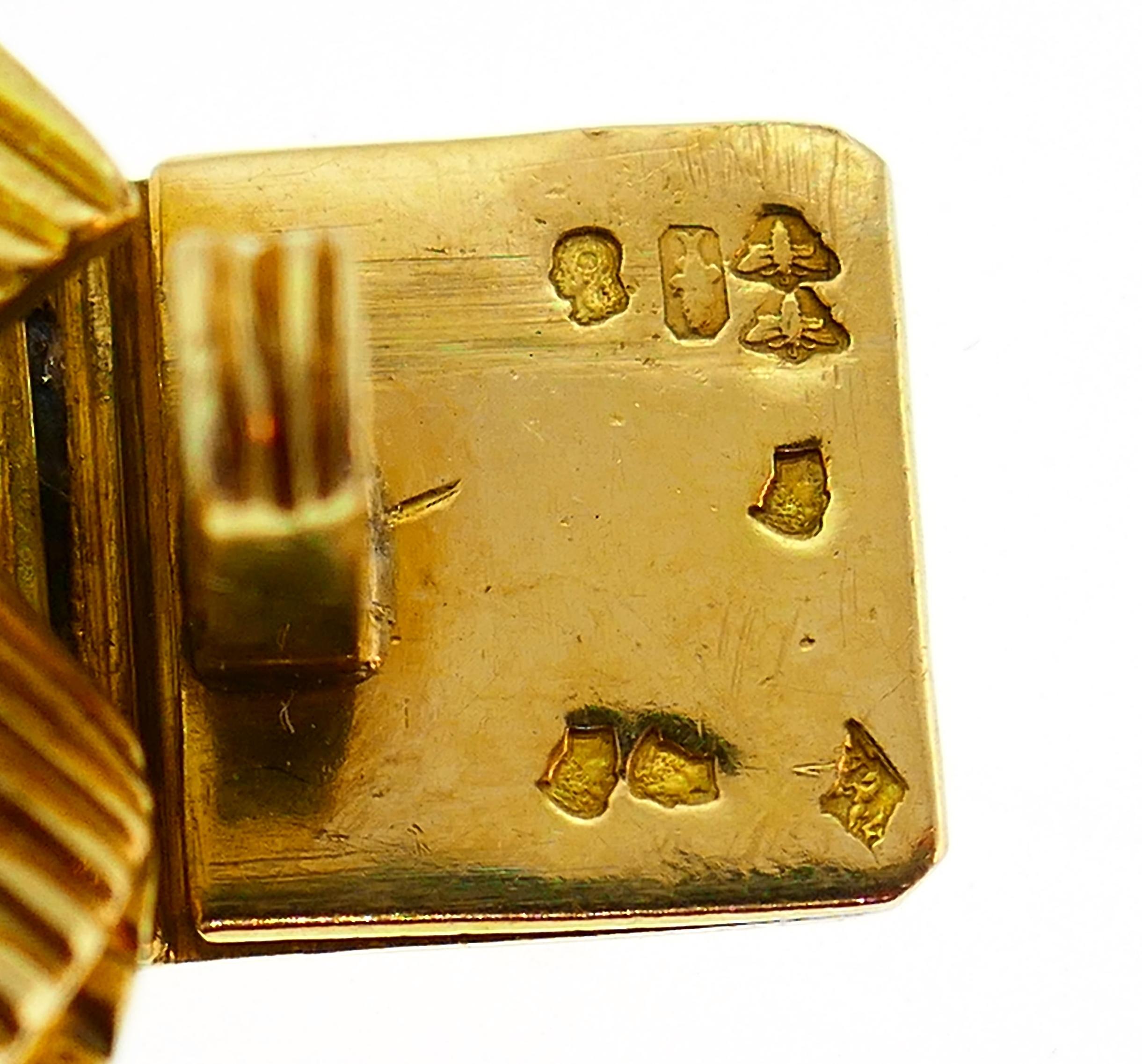 Vintage Bracelet by Regner 18k Yellow Gold Diamond, French For Sale at ...