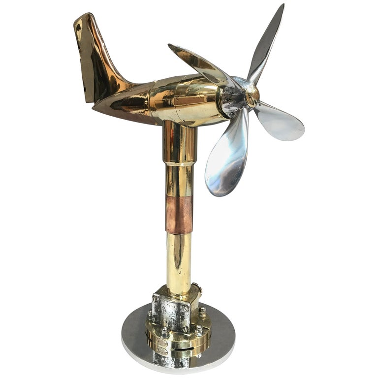 Vintage Brass Anemometer 'Wind Direction Indicator' at 1stDibs ...