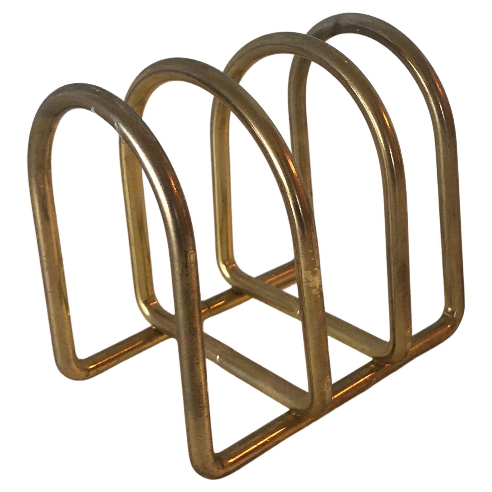 Storage & Organization Cottage Decor Vintage Letter Holder Small Brass ...