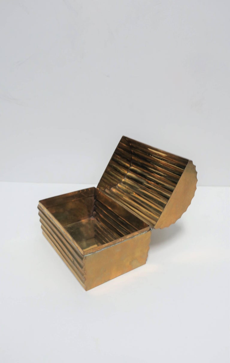 Vintage Brass Box at 1stDibs | vintage brass box with lid, antique ...