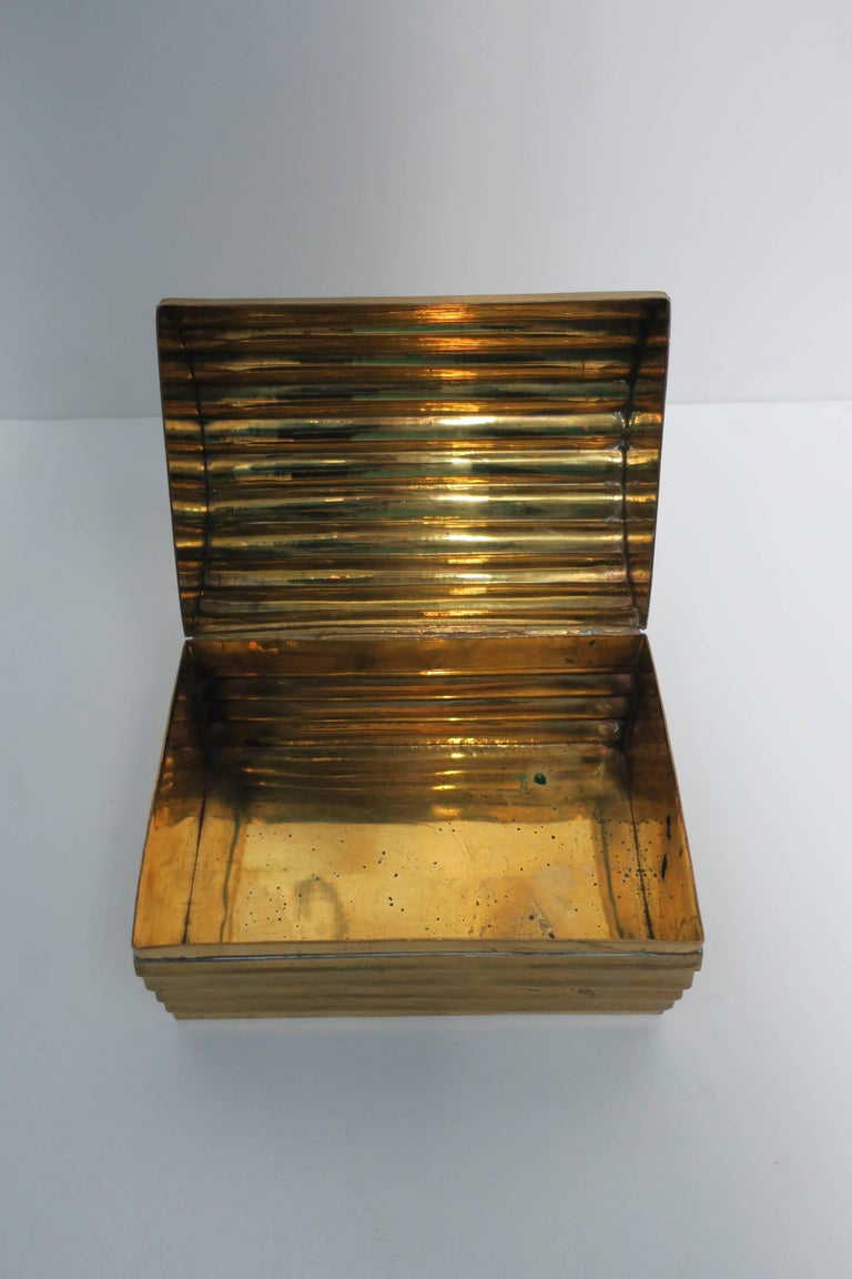 Vintage Brass Box at 1stDibs | vintage brass box with lid, antique ...