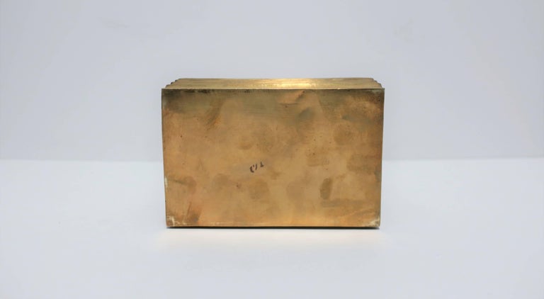 Vintage Brass Box at 1stDibs