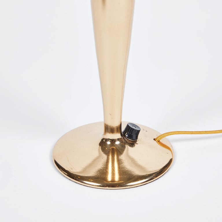 Vintage Brass Candlestick Table Lamps w/ Custom Black Silk Shades Pair ...