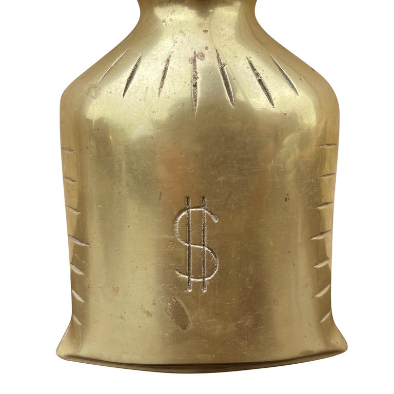 Vintage Brass Coin Bank at 1stDibs