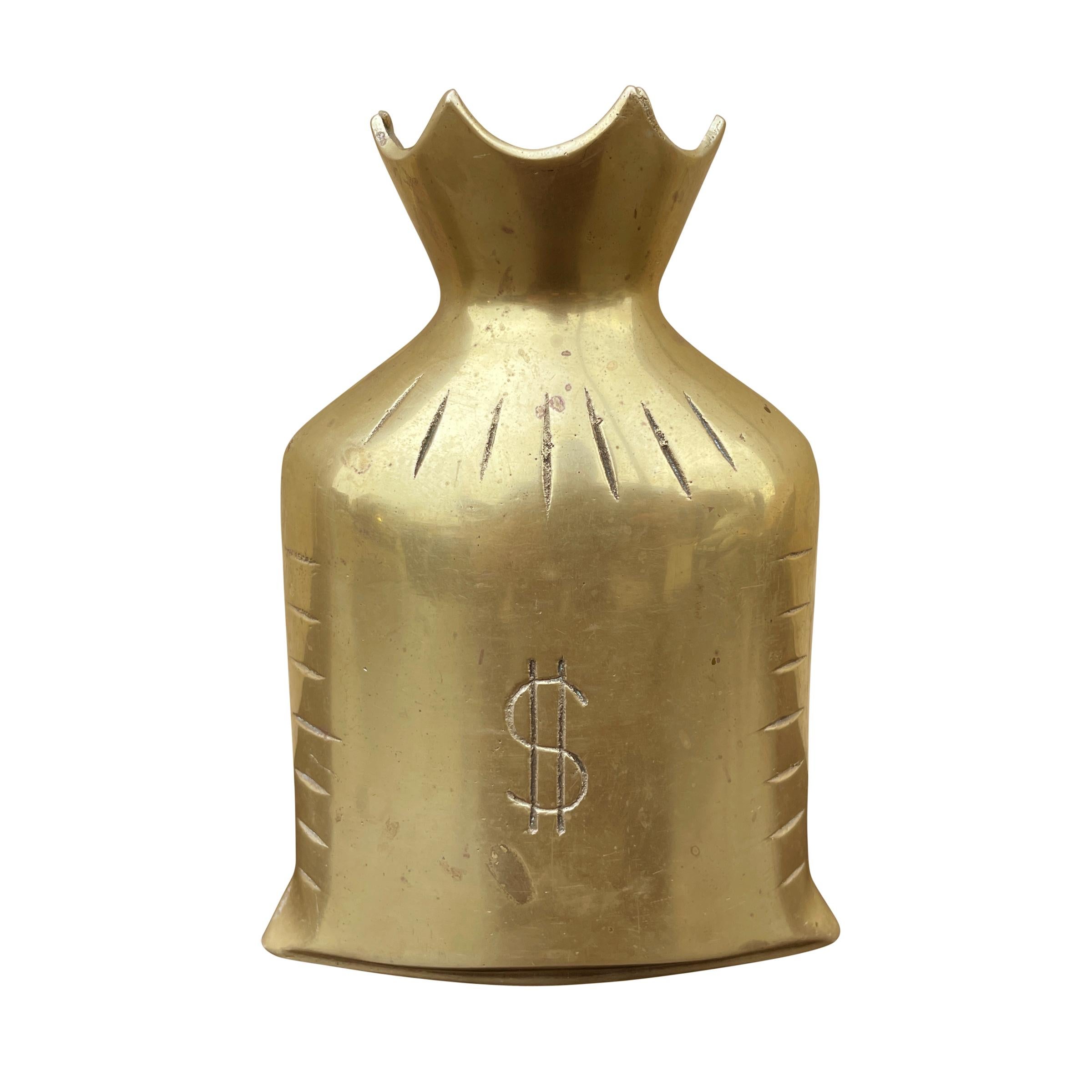 Vintage Brass Coin Bank at 1stDibs