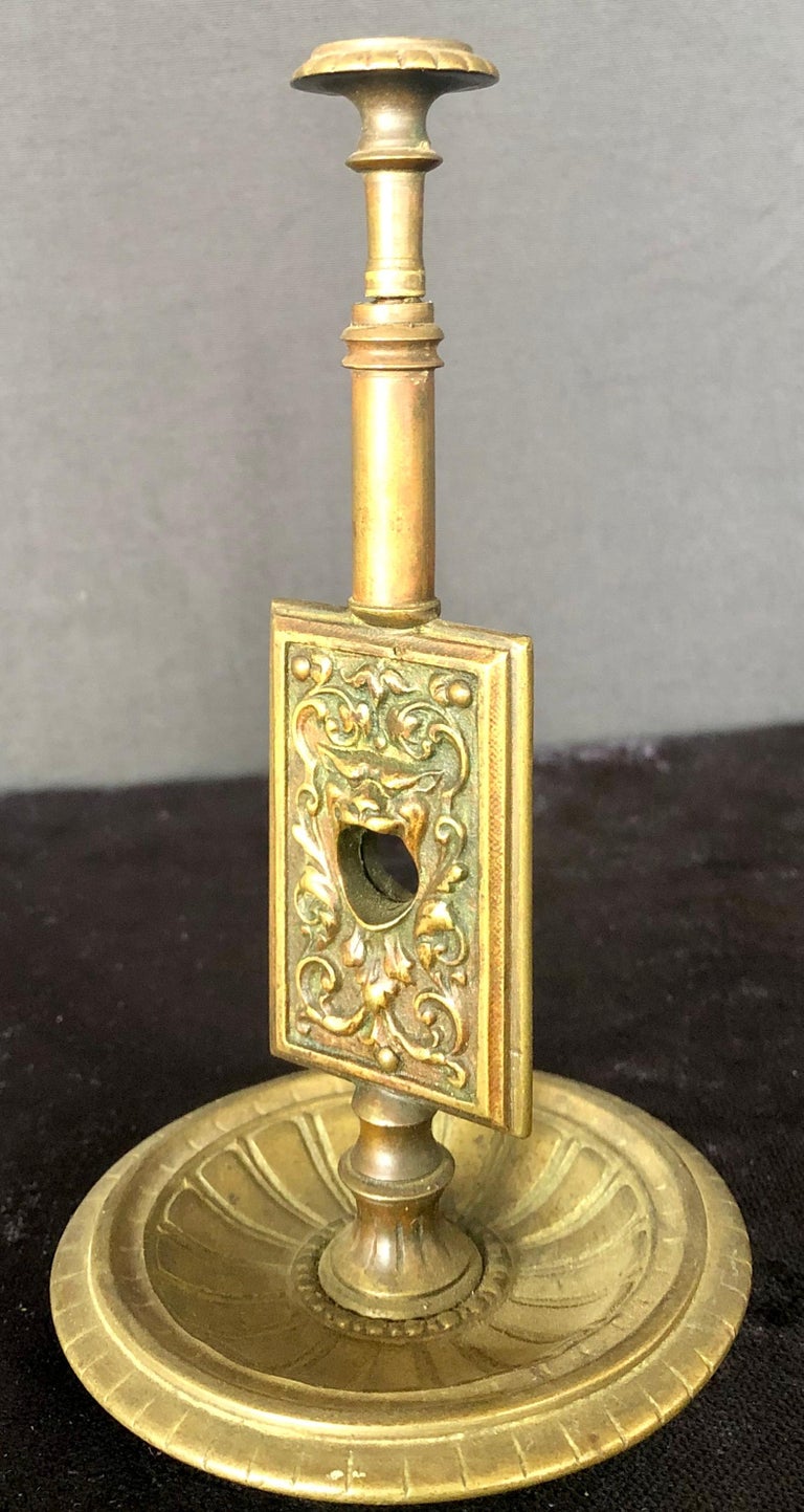 Vintage Brass Desktop Cigar Cutter Tobacco Accessory at 1stDibs