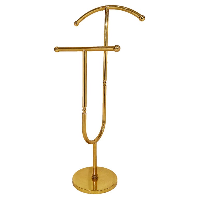 Vintage Brass French Valet at 1stDibs