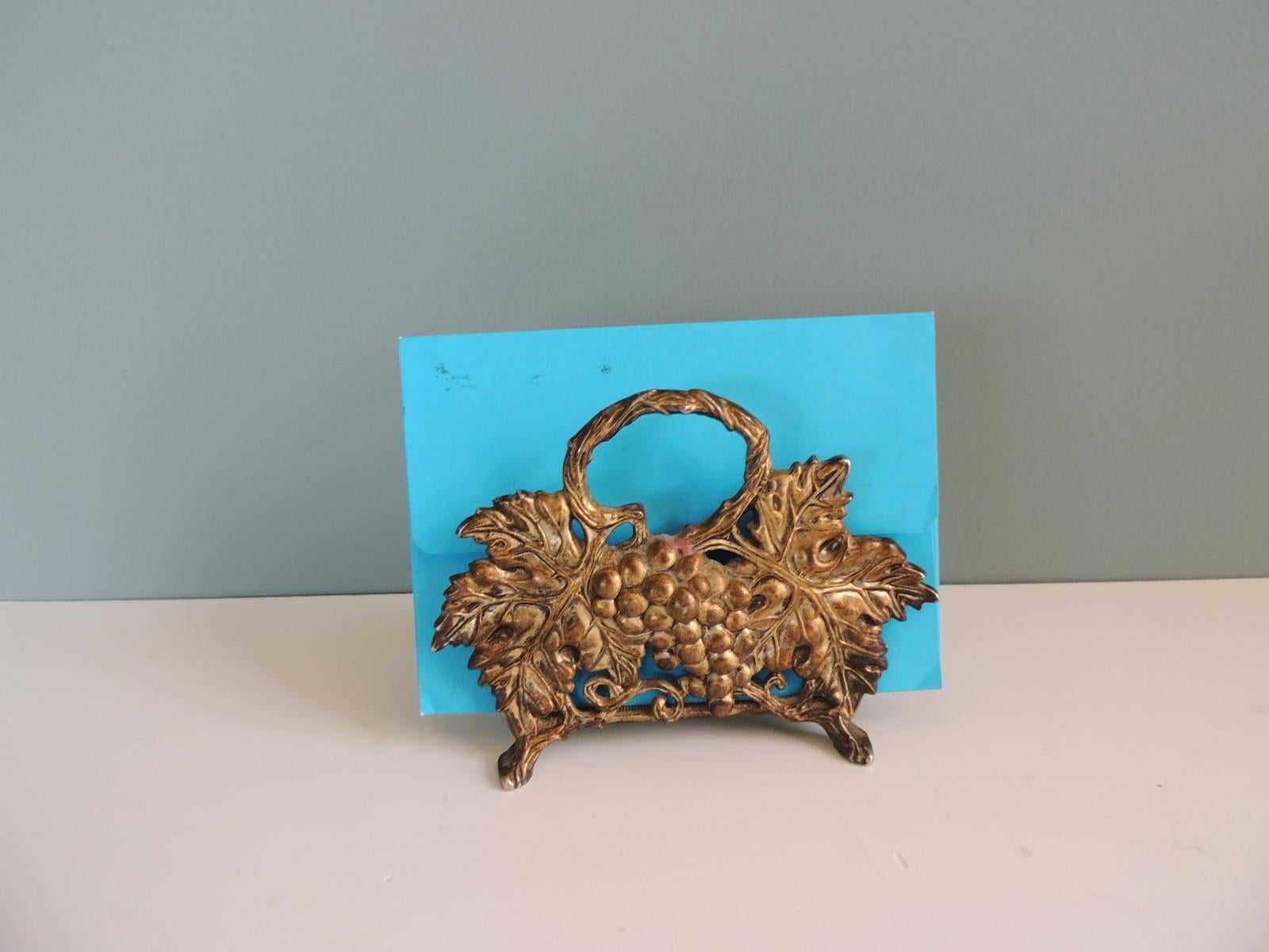 Vintage Brass Letter Holder at 1stDibs