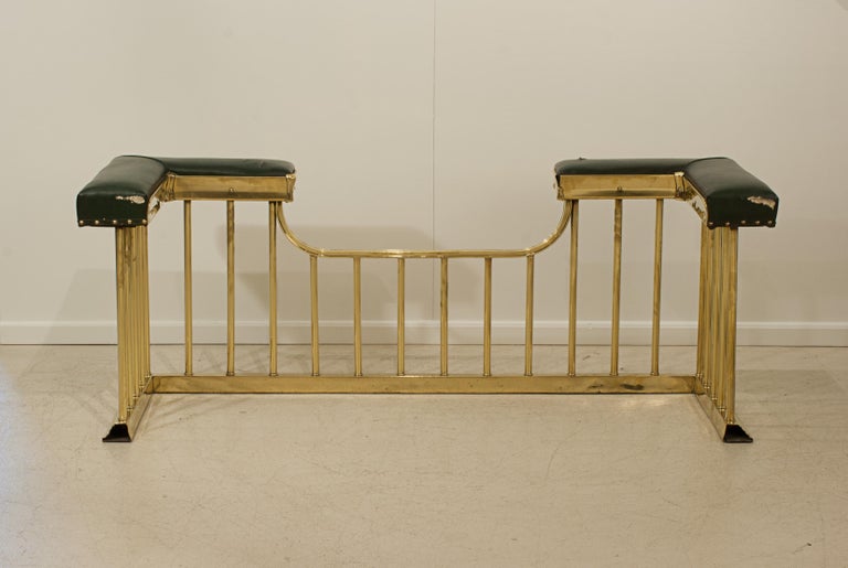 Vintage Brass, Open Front Club Fender For Sale at 1stDibs