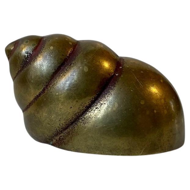 Vintage Brass Snail Shell Paperweight or Bottle Opener, 1970s For Sale ...