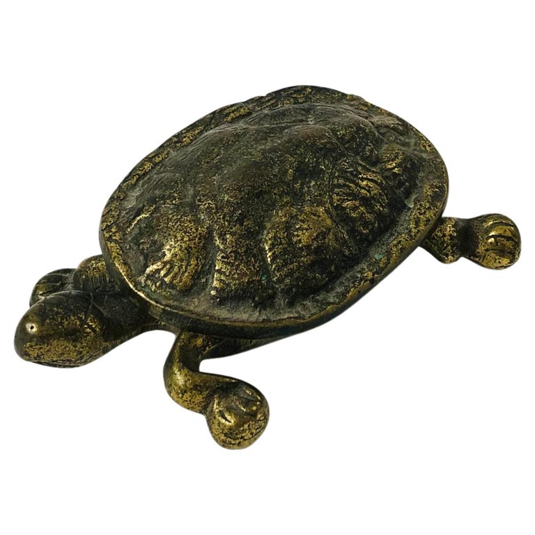 Vintage Brass Turtle Box at 1stDibs