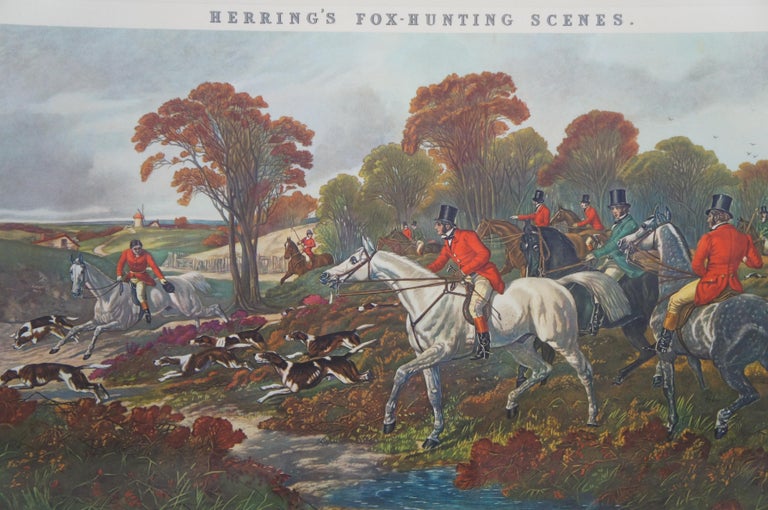 Vintage “Breaking Cover” Herrings Fox Hunting Scenes Equestrian ...