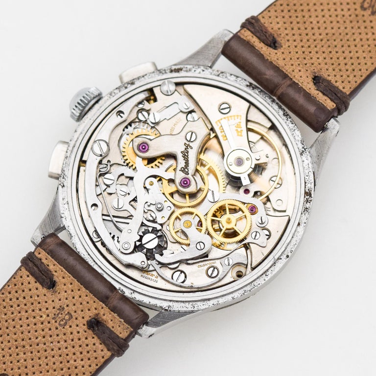 Vintage Breitling 2-Register Chronograph Watch, 1942 at 1stDibs ...