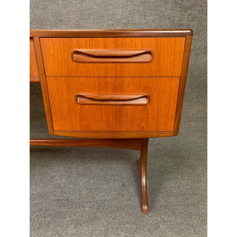 Vintage British Mid-Century Modern Teak Desk Work Table by G Plan at ...