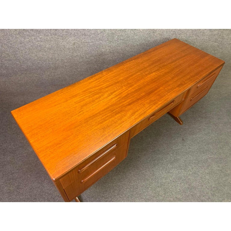 Vintage British Mid-Century Modern Teak Desk Work Table by G Plan at ...