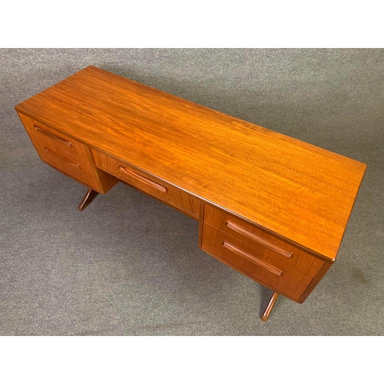 Vintage British Mid-Century Modern Teak Desk Work Table by G Plan at ...