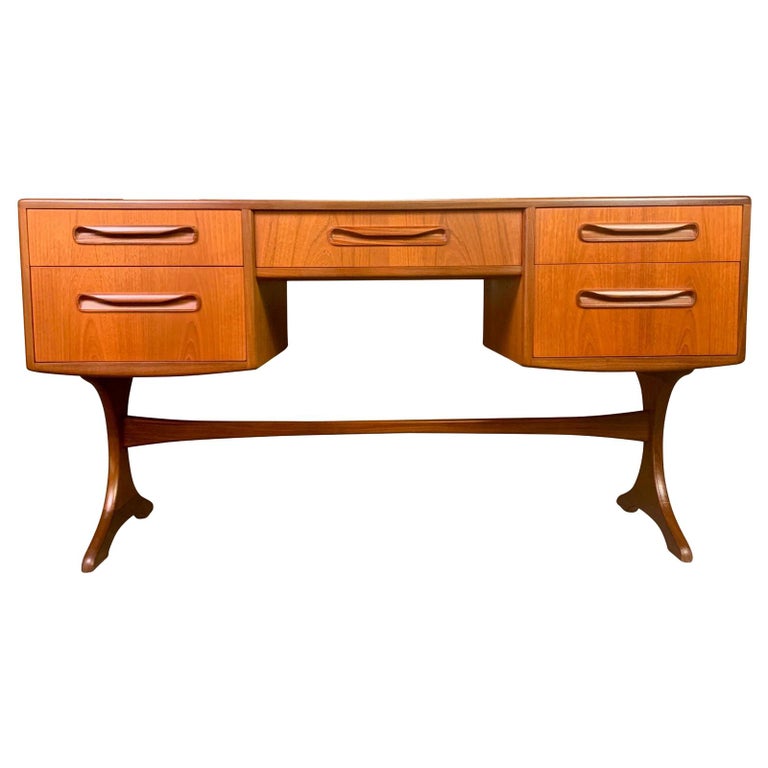 Vintage British Mid-Century Modern Teak Desk Work Table by G Plan at ...